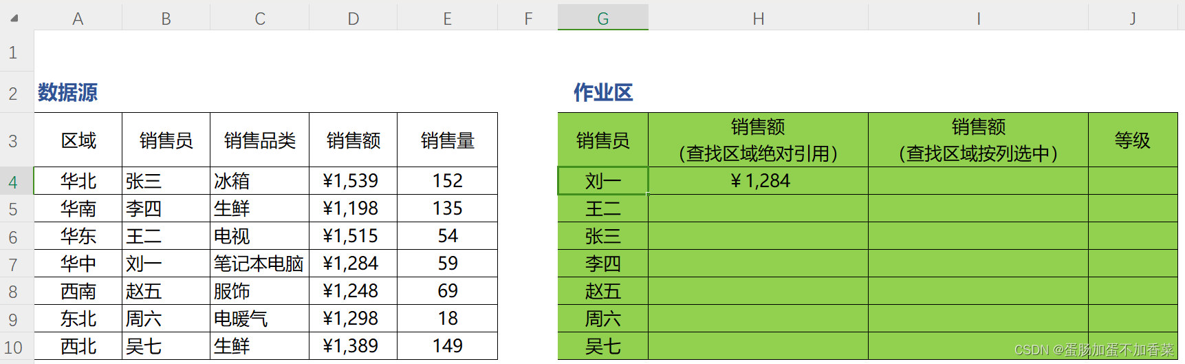 vlookup的绝对引用和按列选中（Excel入门）_vlookup锁定绝对引用-CSDN博客