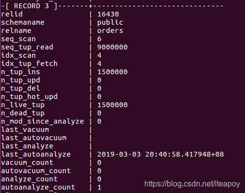 postgresql使用（三）：收集Postgresql数据库统计信息_pg收集统计信息-CSDN博客