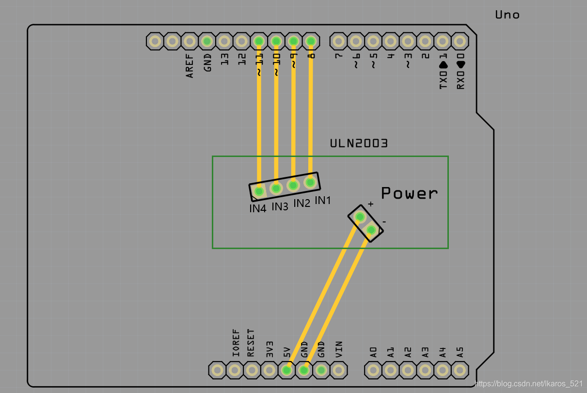 Arduino Uno+步进电机28BYJ-48+ULN2003 实现简单的正反转demo_arduino控制步进电机正向旋转代码uln2003-CSDN博客