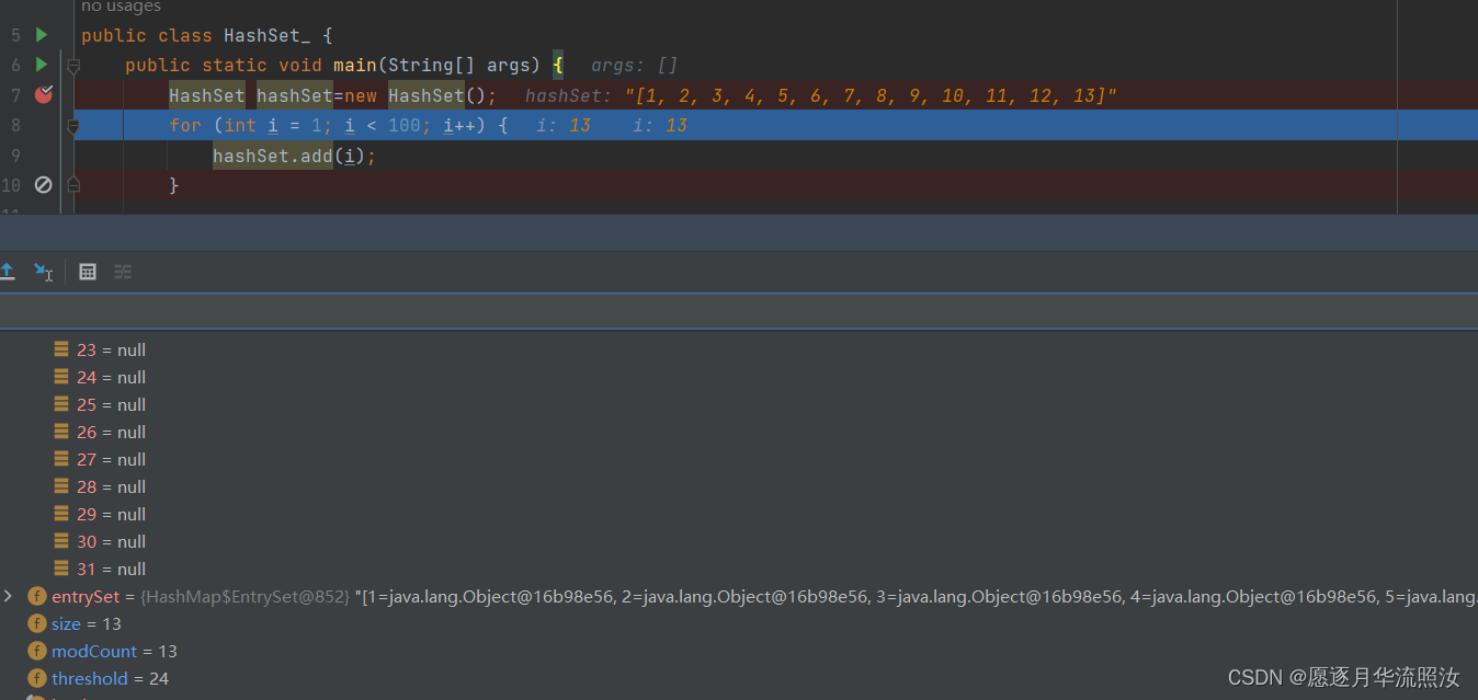 HashSet底层实现说明(扩容及红黑树)_hashset扩容机制-CSDN博客