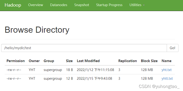 解决问题java.io.IOException: (null) entry in command string: null chmod 0644 E:\yhtt1.txt_caused by ...