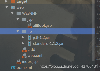 无法在web.xml或使用此应用程序部署的jar文件中解析绝对uri：[http://java.sun.com/jsp/jstl/core]_pom文件引入了但是项目无法在web.xml或使用 ...