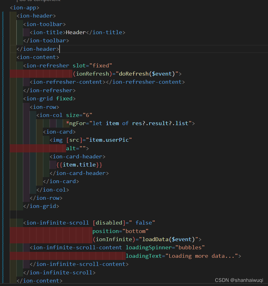 ionic组件关于下拉刷新和加载更多_angular ionic1.x 列表加载更多-CSDN博客
