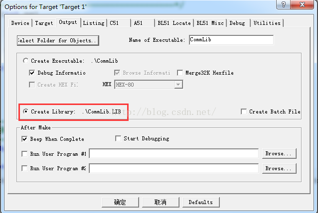 Keil MDK生成LIB库以及使用LIB库_keil lib-CSDN博客