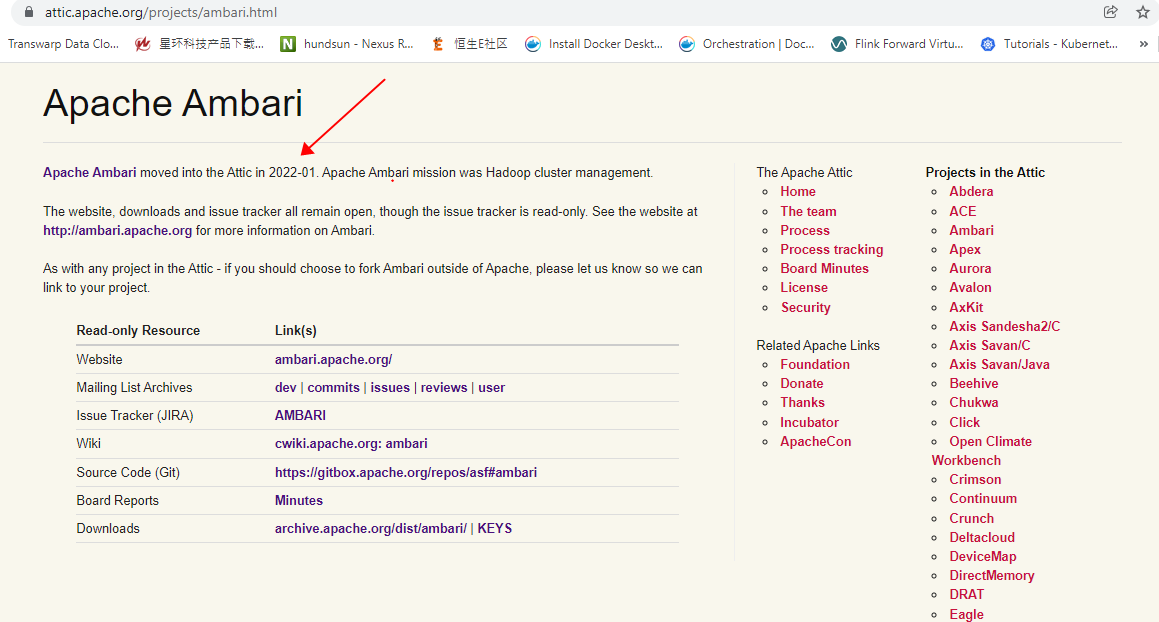 盘点下近几年退役的顶级 Apache 大数据项目 - 继 Sentry,Sqoop 之后，Ambari 正式退役_big data_明哥的IT随笔-永洪数据分析社区