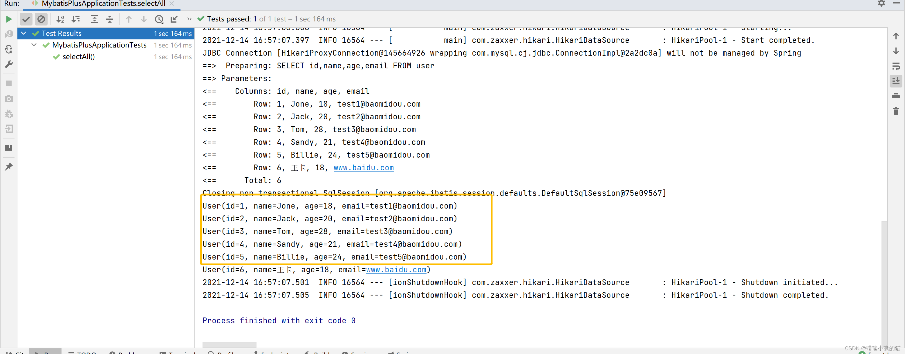 SpringBoot +MybatisPlus 基础案例_springboot +mybatisplus案例-CSDN博客