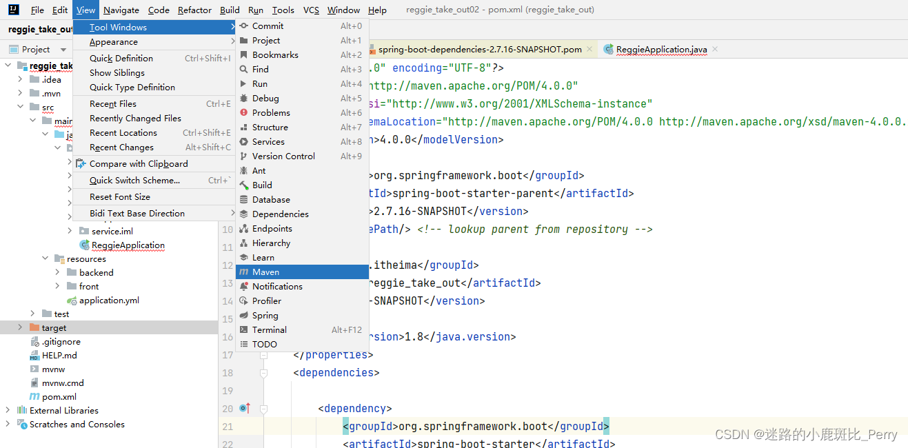 记录Bug：idea中不显示maven窗口_idea 如何提示maven scripts load-CSDN博客