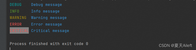 Python学习之-logging模块及彩色日志详解_python logging颜色-CSDN博客