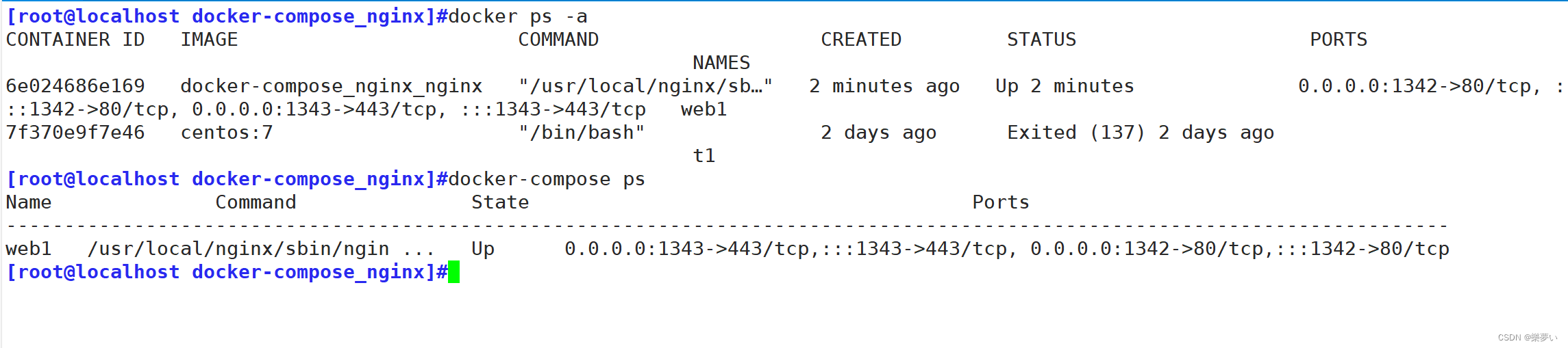 Docker-compose 多容器应用部署_docker-compose -f-CSDN博客