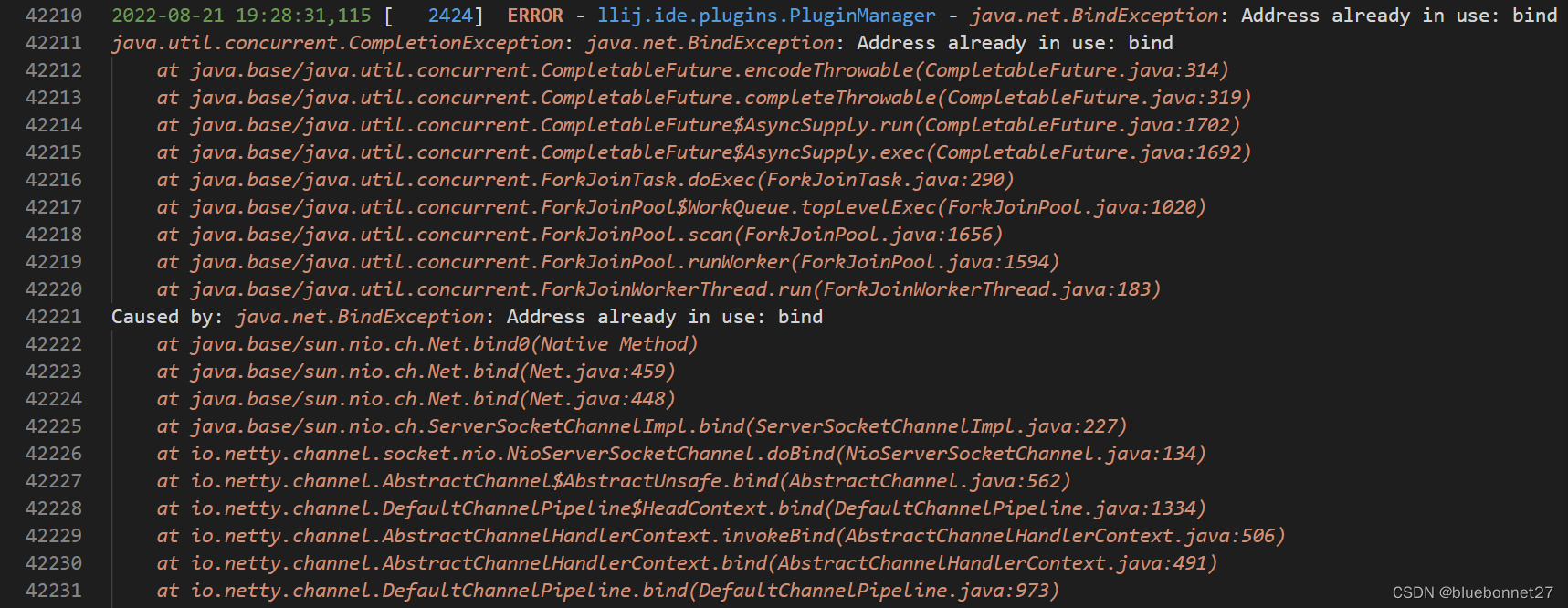 【idea】记一次idea启动失败cannot Connect To Already Csdn博客 