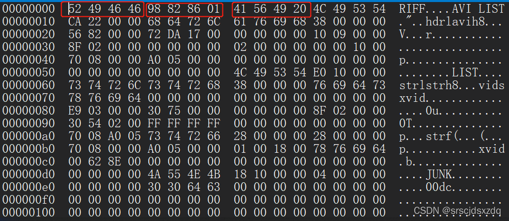 AVI文件格式分析_avis格式-CSDN博客