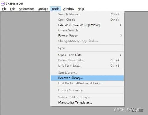 Word显示EndNote X9 Select Matching Reference,There are no references to…；Select a Reference ...