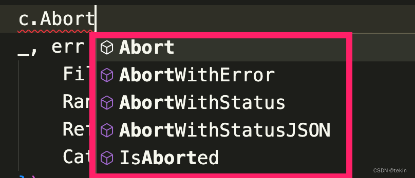 gin框架 gin.Context中的Abort方法使用注意事项 - gin框架中立刻中断当前请求的方法_gin abort-CSDN博客