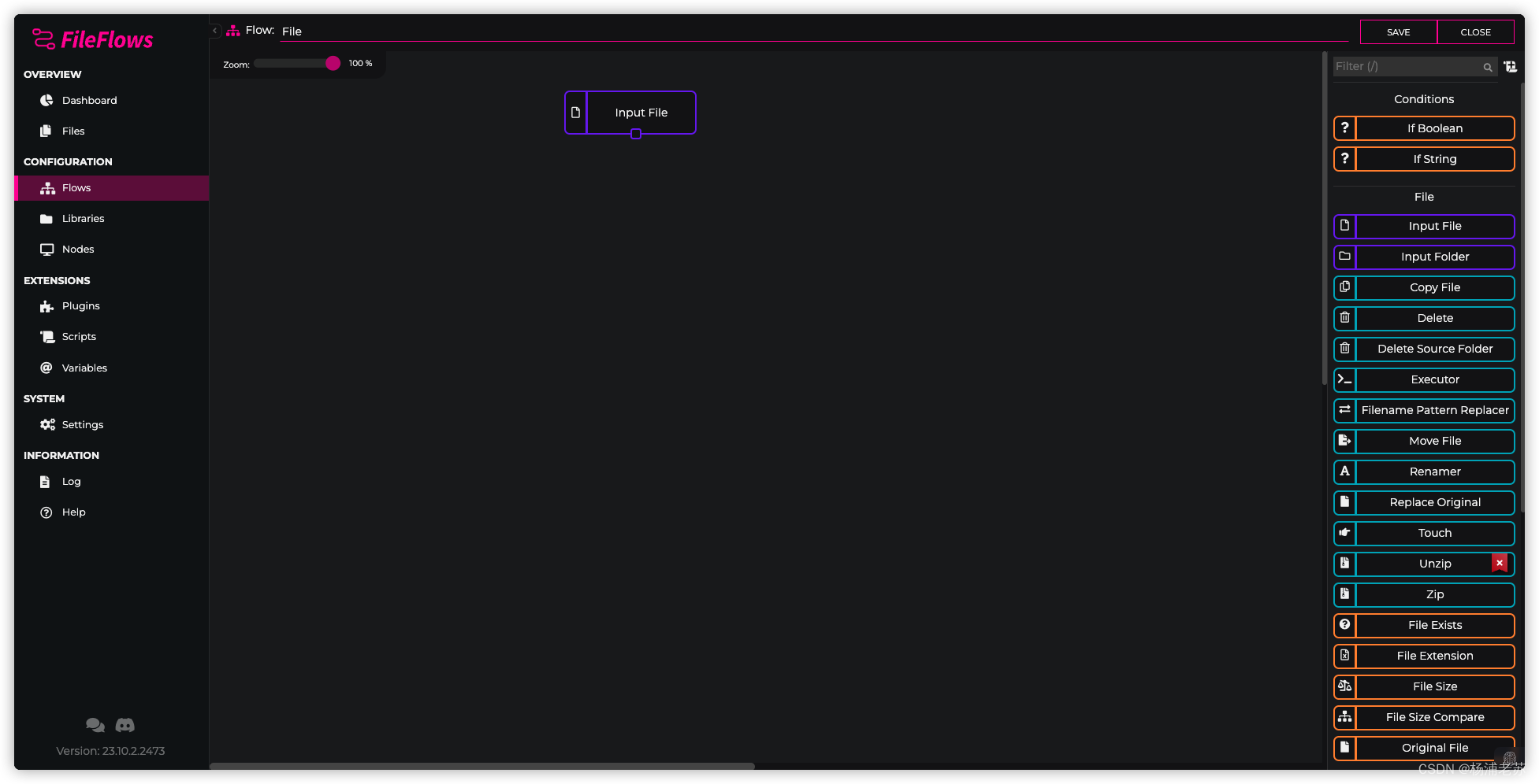 自动化文件处理软件FileFlows-CSDN博客