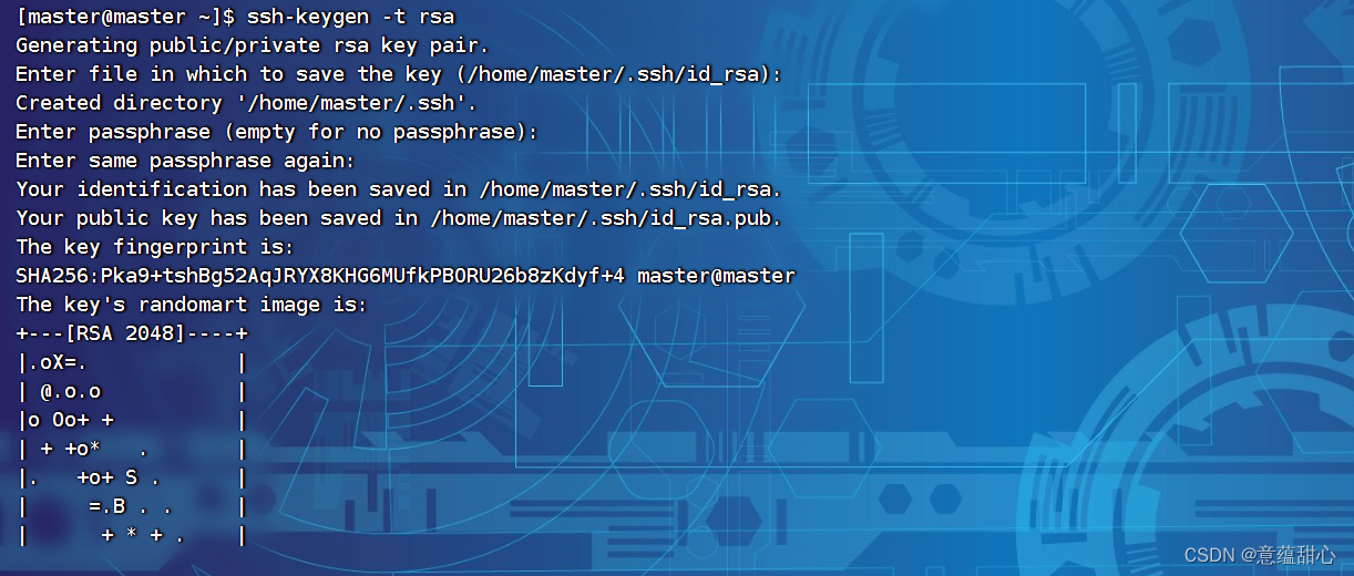 centos实现集群之间ssh免密(最简单的ssh免密)_ssh-copy-id master-CSDN博客