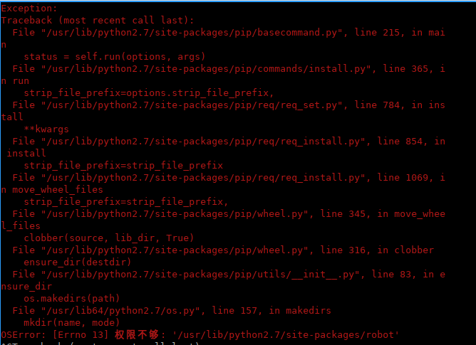 Centos系统中在python2环境下通过pip2安装robotframework和robotframework-ride_centos 安装 robotframework-CSDN博客