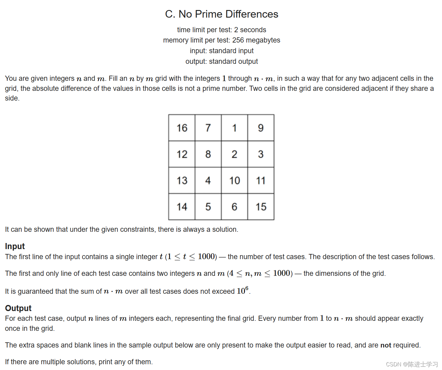 1400*C. No Prime Differences（找规律&数学）_c. prime deletion-CSDN博客