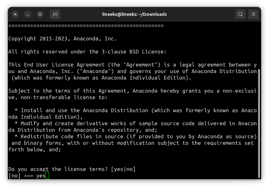 在Linux Ubuntu系统下安装Anaconda3 (Python 3)_ubuntu anaconda python3-CSDN博客
