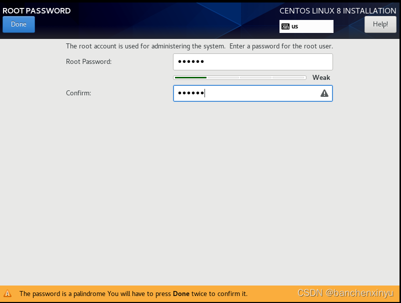 在VMware上如何创建虚拟机以及安装Linux操作系统_bad password: the password fails the dictionary ch-CSDN博客