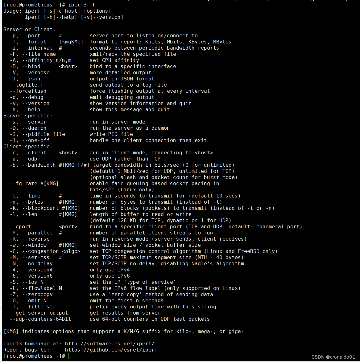 性能分析与调优: Linux 使用 iperf3 进行TCP网络吞吐量测试_linux iperf3测试-CSDN博客