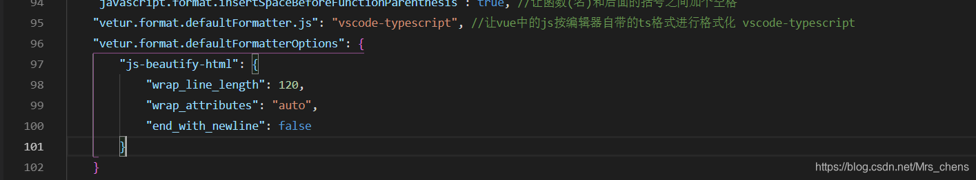 VScode格式化时设置标签属性禁止换行_vscode 如何让芥末符号不换行