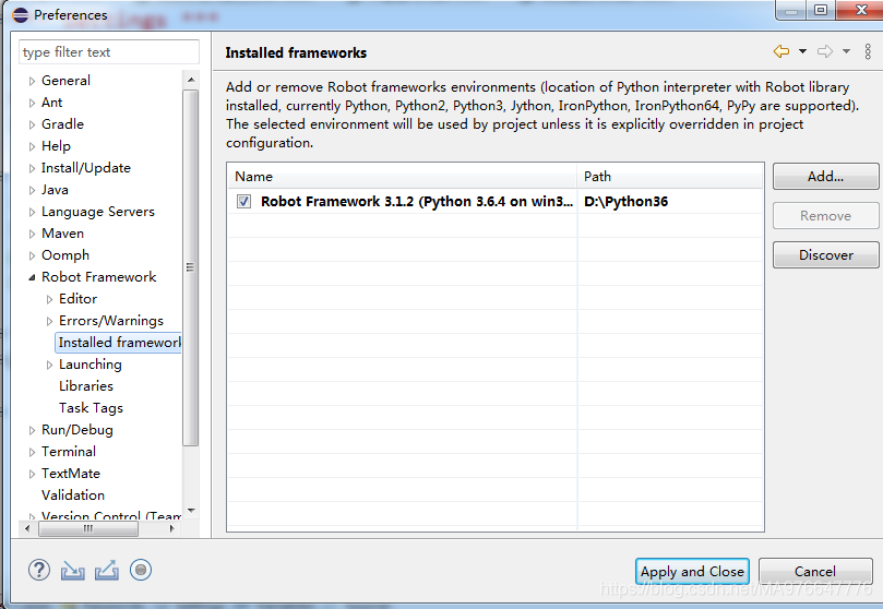 robotframework+eclipse+red环境搭建_eclipse项目创建robot-CSDN博客
