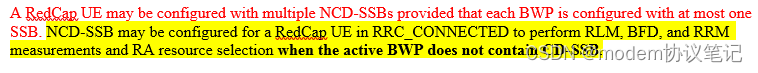 Redcap UE的BWP Operation_ncd ssb-CSDN博客