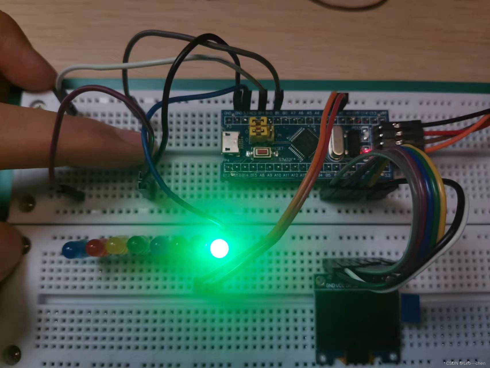 实验四 stm32按键控制LED灯_基于stm32按键控制led软硬件实验步骤-CSDN博客