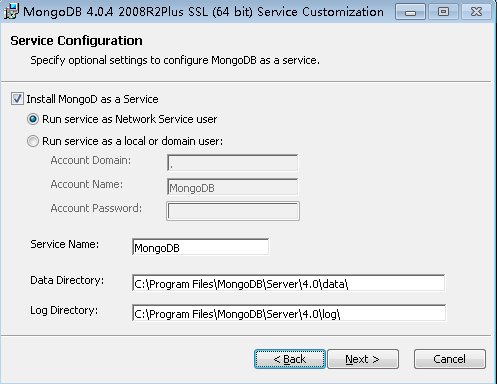 MongoDB安装（初学）_the domain,user name and-CSDN博客