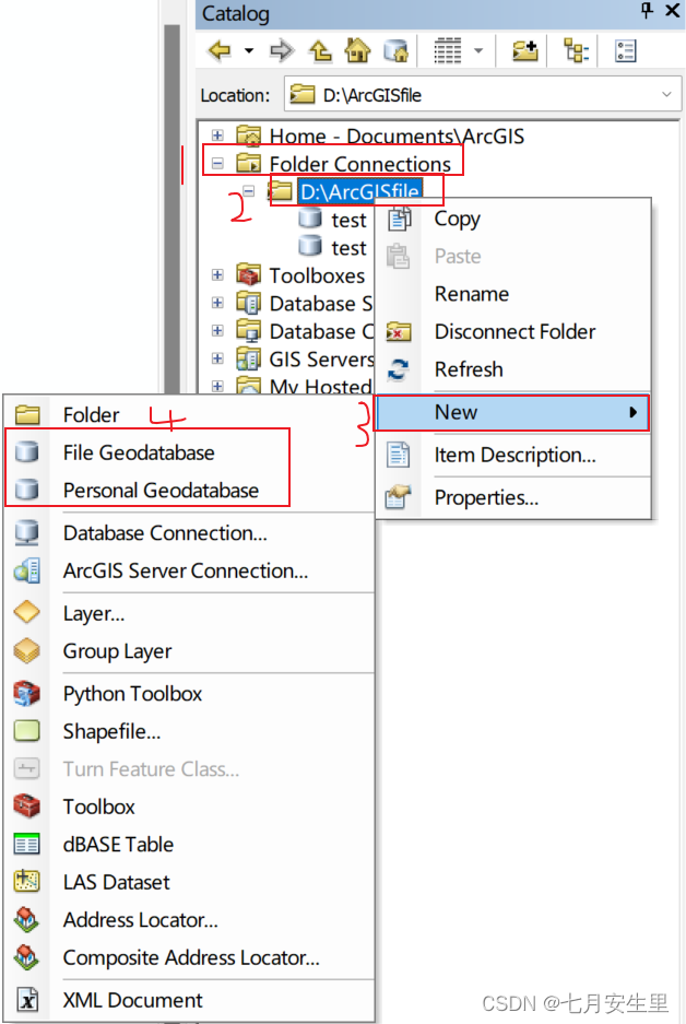 ArcGIS数据库以及图层的建立_arcgis建库-CSDN博客