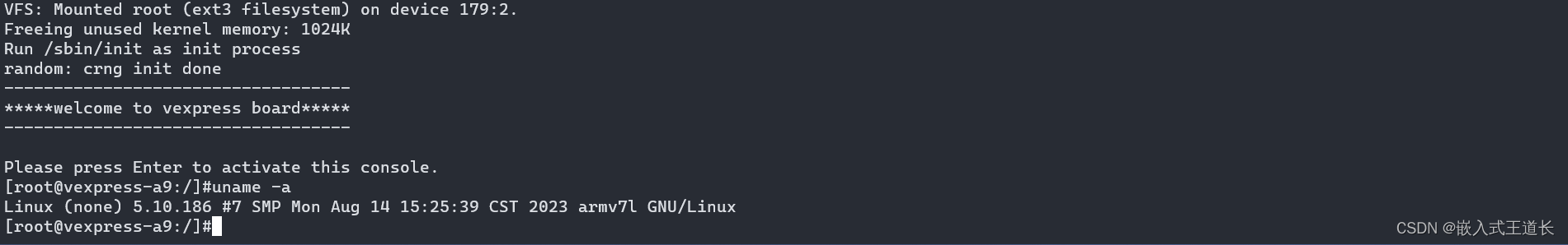 WSL2下Ubuntu22.04使用Qemu搭建虚拟Vexpress-A9开发板（三）——挂载根文件系统_qemu 开发板-CSDN博客