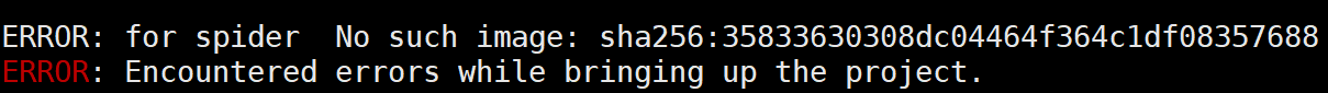 ERROR: Encountered errors while bringing up the project.-CSDN博客