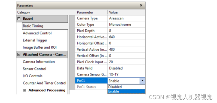 线扫相机DALSA--常见问题六：PoCL供电设置-CSDN博客