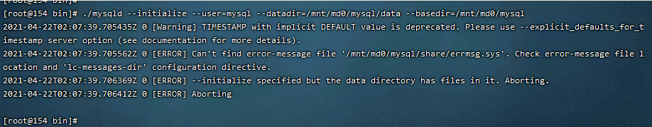 Centos7安装MySQL初始化Can‘t find error-message file_can't find error-message file-CSDN博客
