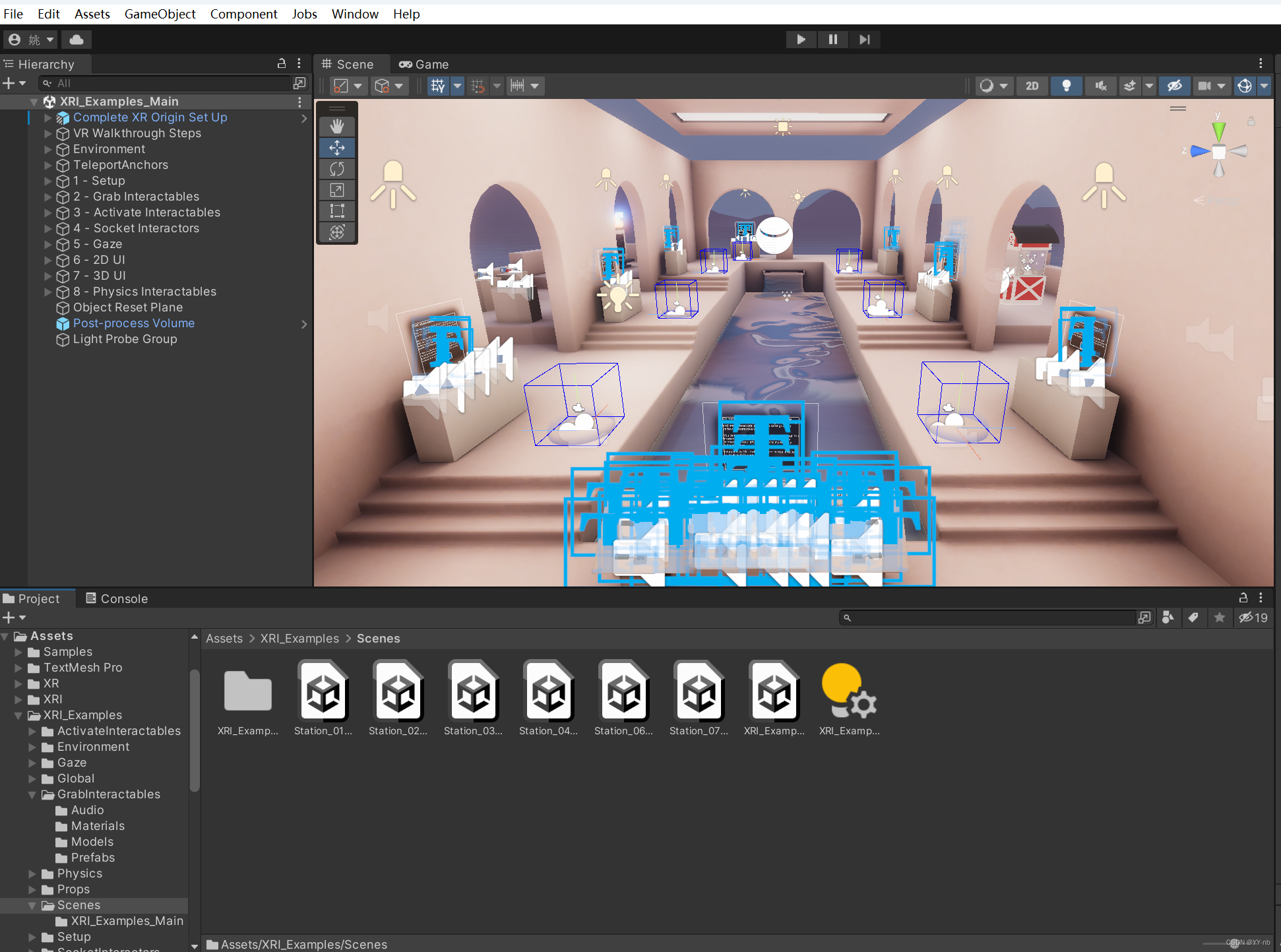 Unity VR：XR Interaction Toolkit 官方 Demo_xrinteractiontoolkit官网-CSDN博客