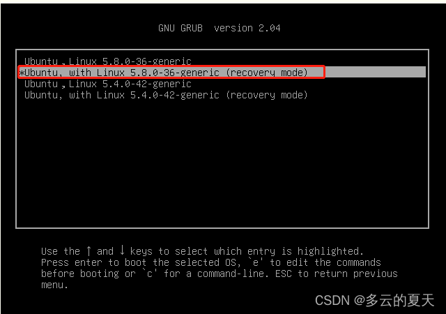 redhat+ubuntu下修改root密码_ubuntu修改root密码命令-CSDN博客