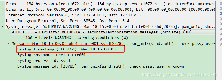 syslog协议解析源码实现及Wireshark抓包分析_syslog rfc 5424 标准数据格式 wireshark-CSDN博客
