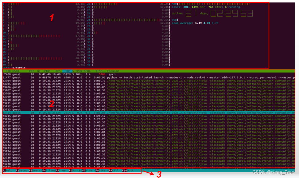 Htop使用说明_ubuntu htop-CSDN博客