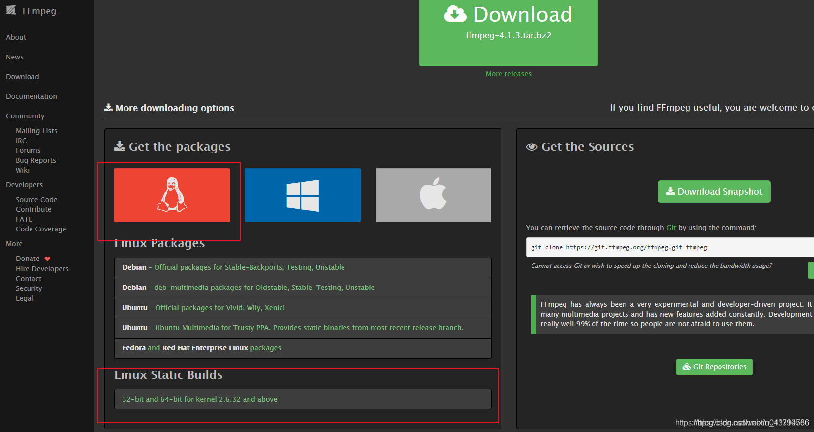 ubuntu16.04安装ffmpeg记录-CSDN博客