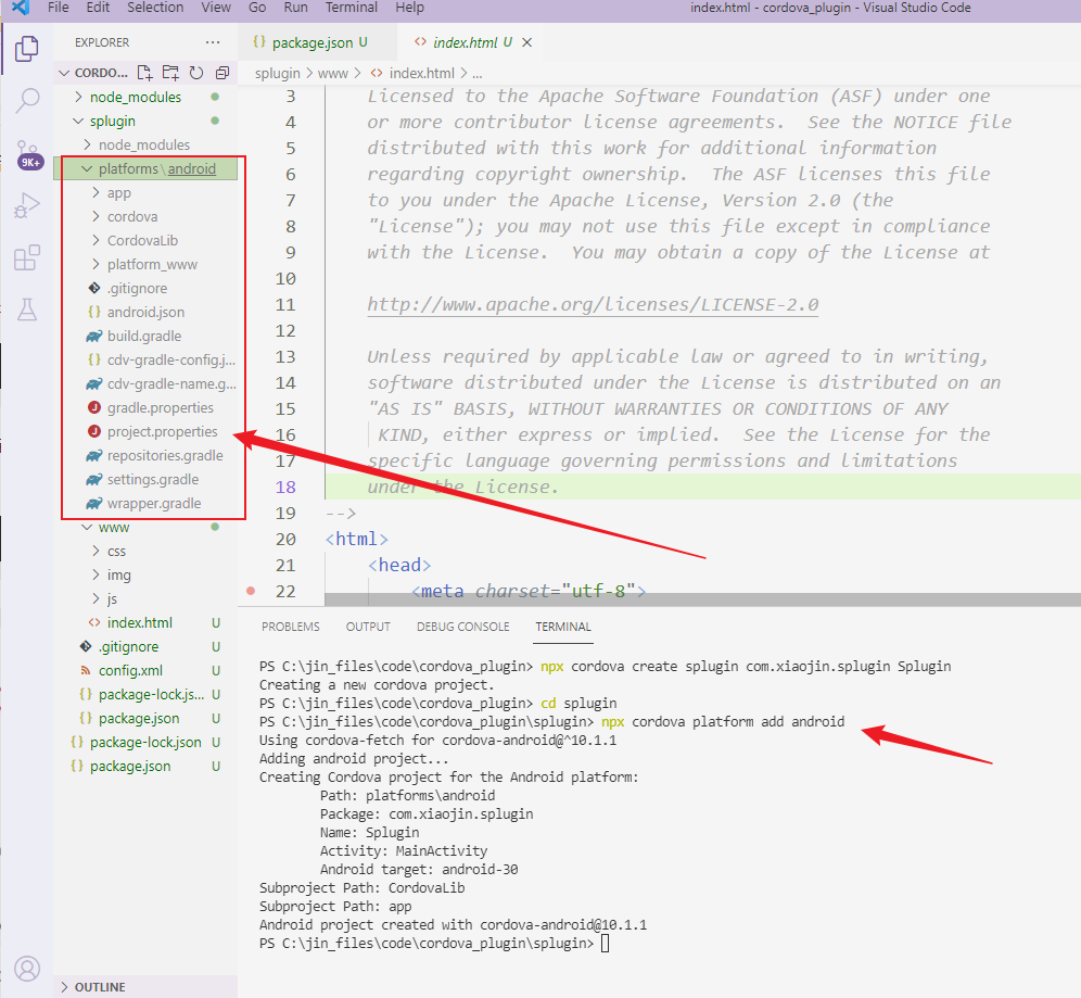 超详细手把手教你cordova开发使用指南+自定义插件，jsbridge-CSDN博客