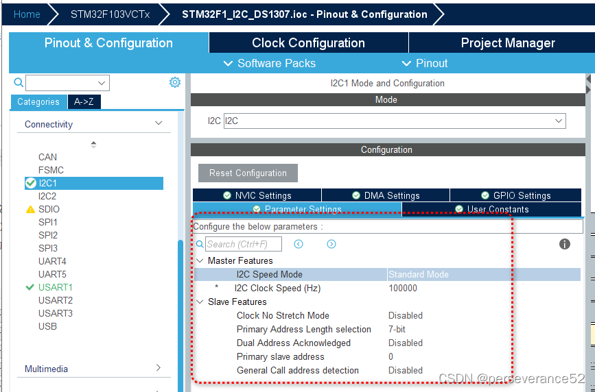 STM32基于STM32CubeMX读取/设置DS1307_xl1307驱动 stm32-CSDN博客