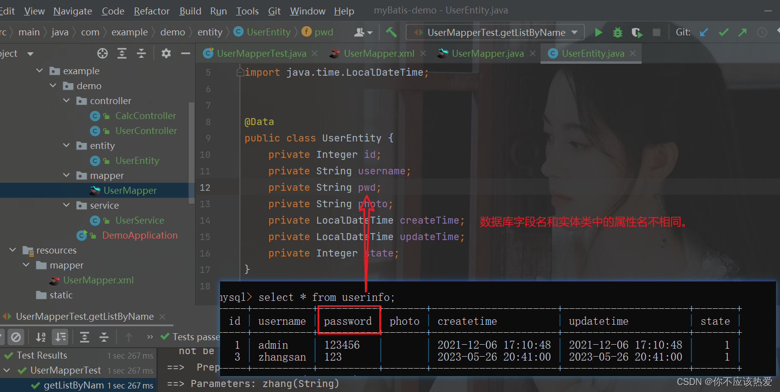 Mybatis基本操作及springboot单元测试mybatis 单元测试 Csdn博客