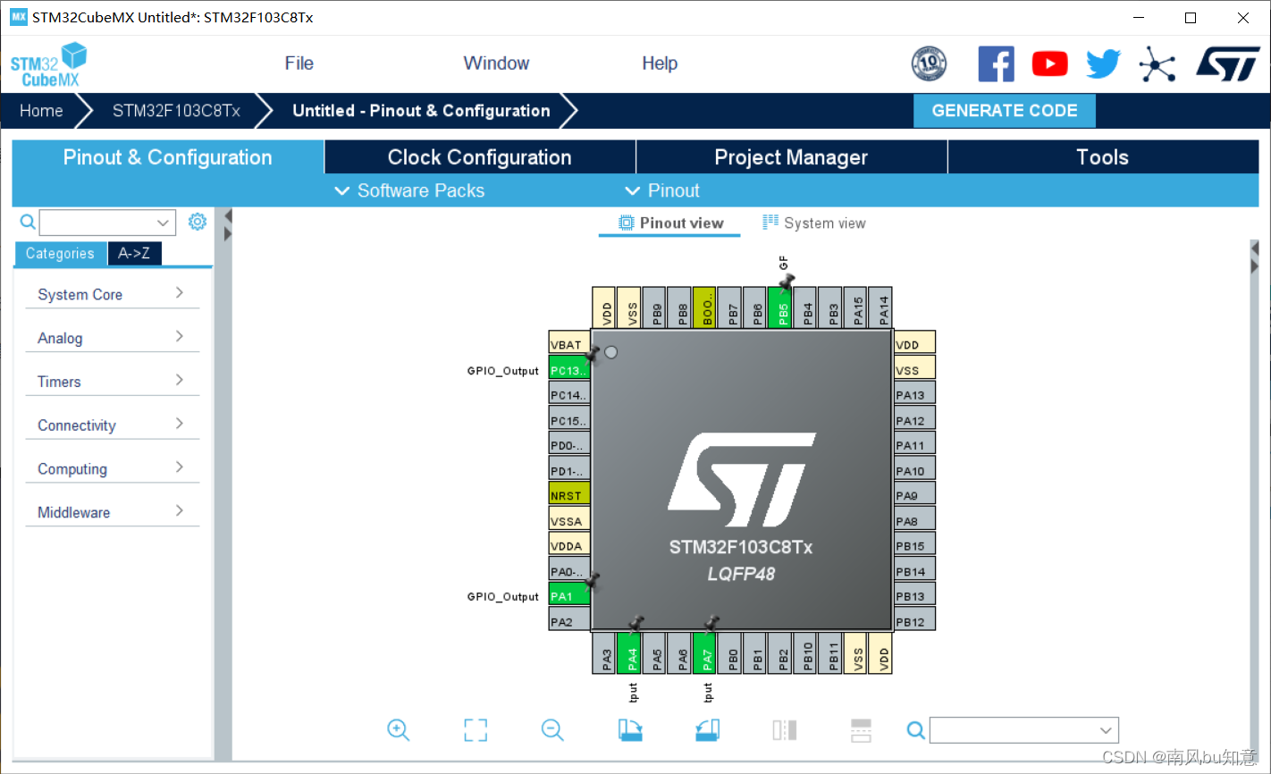 stm32外部中断模式控制灯亮灭_stm32f103r6通过外部中断控制led亮灭-CSDN博客