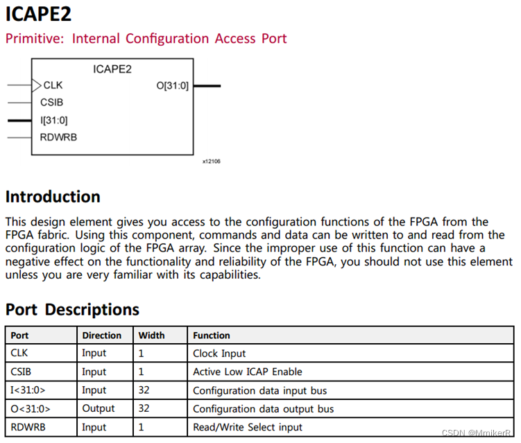 Xilinx(AMD) FPGA通过ICAP原语读取芯片IDCODE实现方法_xilinx icap-CSDN博客