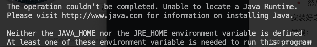 MacOS 用sdkman安装Tomcat 遇到JAVA_HOME问题-CSDN博客