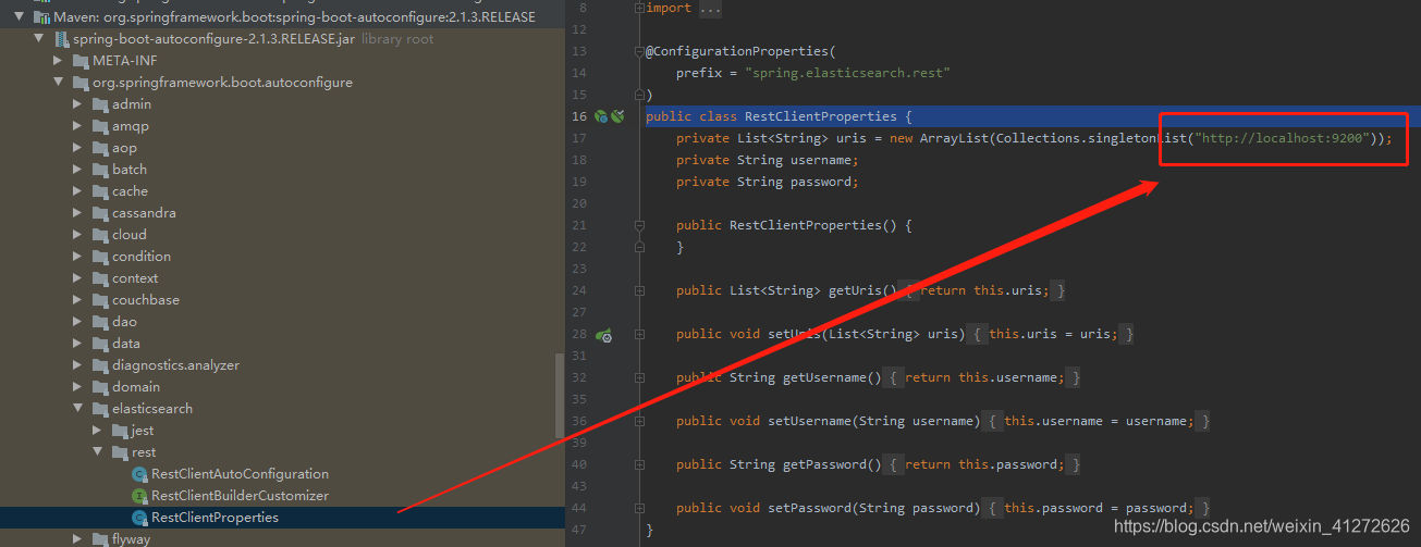 记录 SpringBoot 集成及本地远程连接Elasticsearch 服务。_at org.springframework.boot.autoconfigure.elastics-CSDN博客