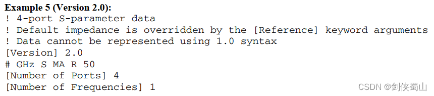 【Touchstone 1.0&2.0数据格式解析】_snp文件格式-CSDN博客