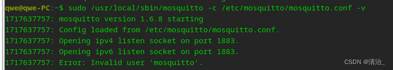 linux 安装 mosquitto并设置服务开机自启及错误解决办法_mosquitto开机自启-CSDN博客