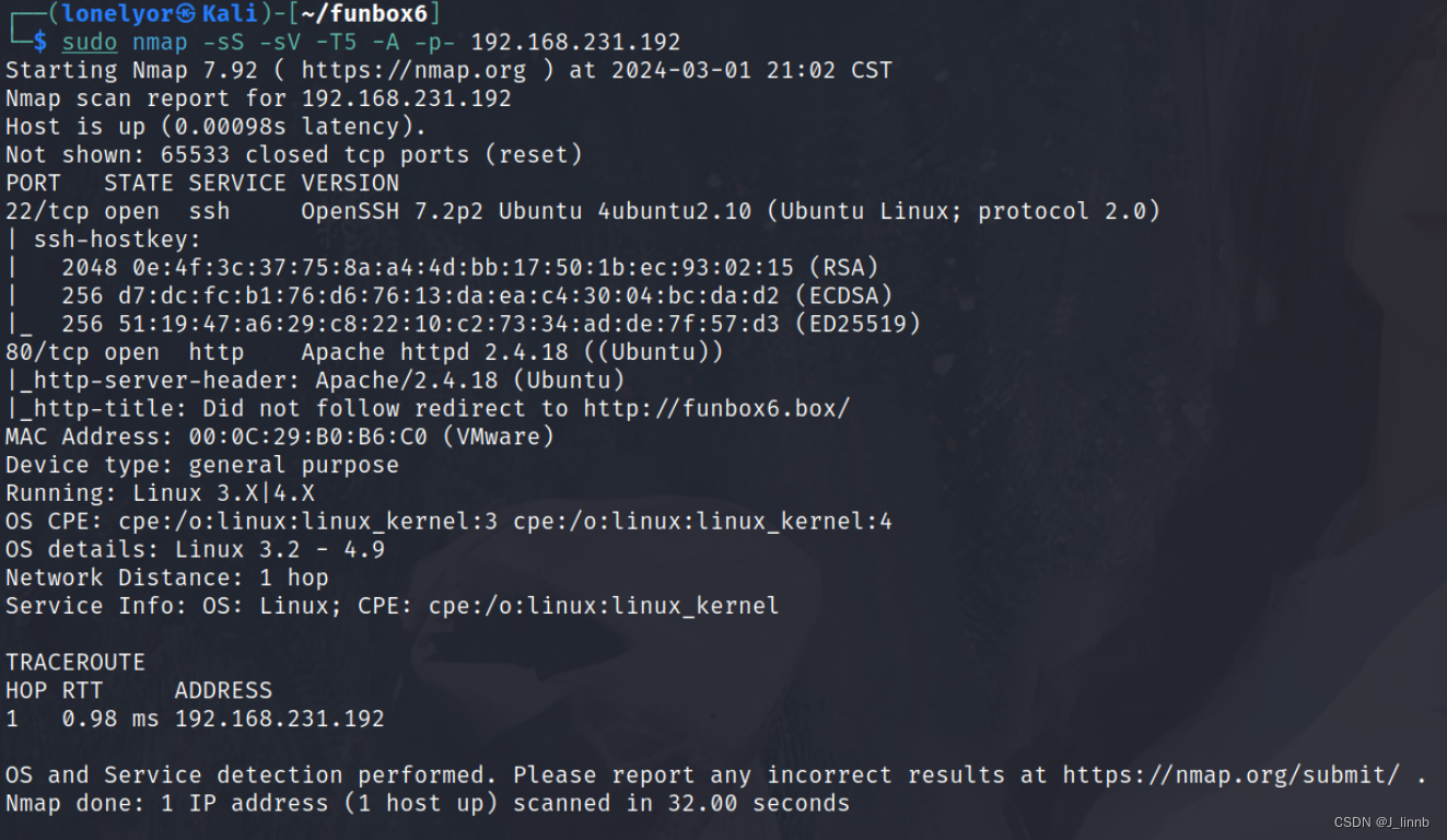 vulnhub靶机：funbox 6_funbox 查看ip-CSDN博客