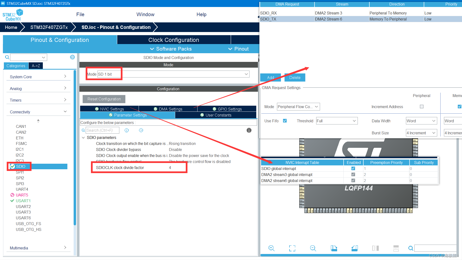 【STM32+HAL】SDIO+DMA模式读写SD卡_stm32 sdio dma-CSDN博客